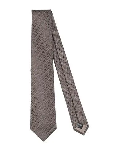 Emporio Armani Jacquard Necktie - Beige