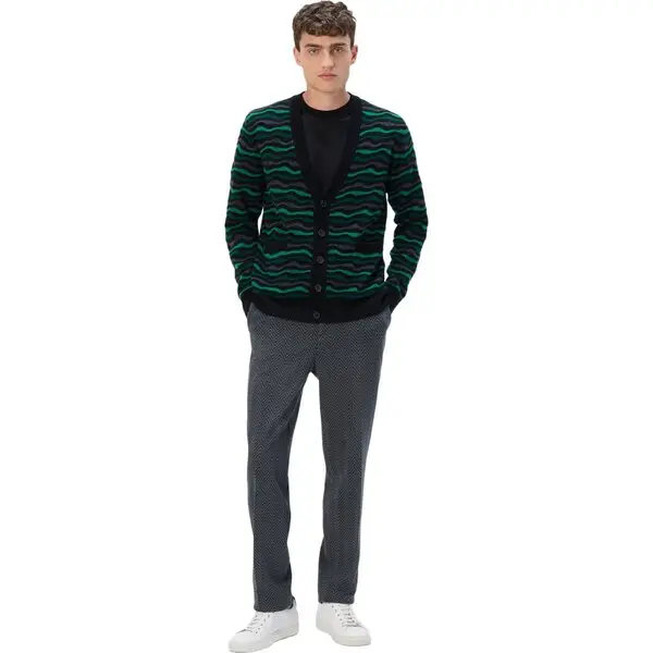 Missoni Wave Stitch Wool Cardigan