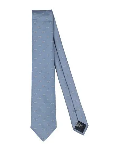 Emporio Armani Light Silk Necktie - Blue