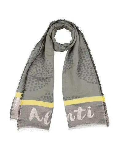 ALESSIA SANTI Scarf Military Cotton, Viscose, Metal - Green
