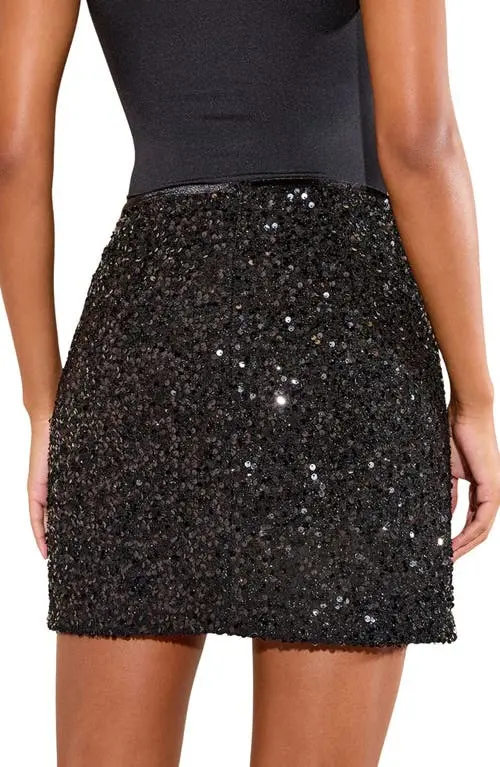 FRIENDS LIKE THESE Sequin Mini Skirt