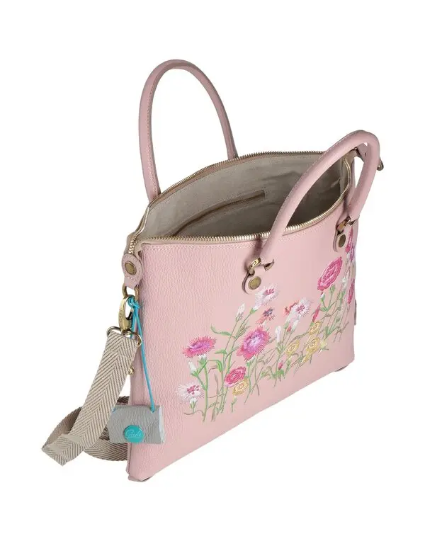 GABS Light Calfskin Floral-print Shopper Bag
