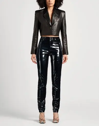 Iceberg Tapered Patent-effect Pants