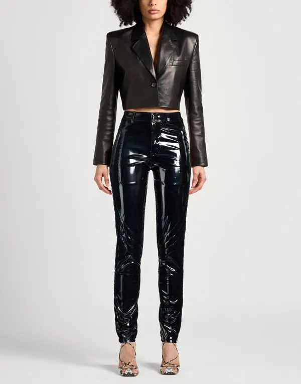 Iceberg Tapered Patent-effect Pants