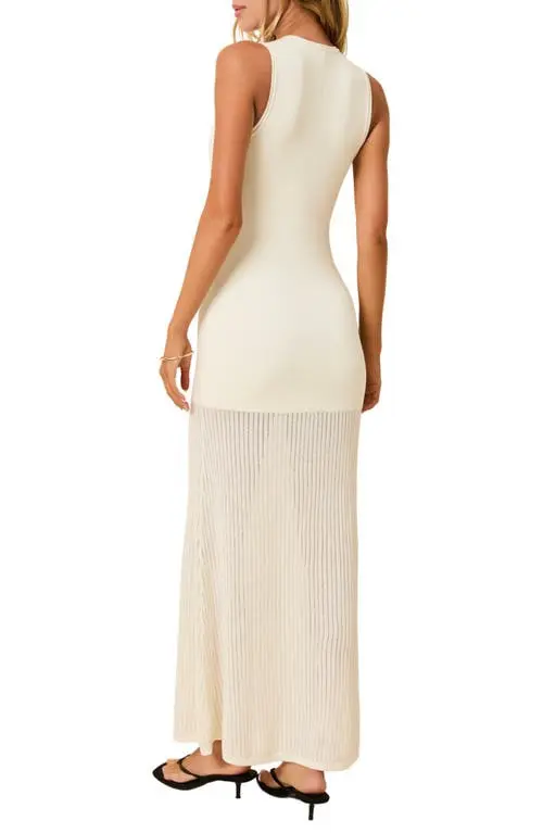Solid & Striped The Lucerne Sleeveless Maxi Sweater Dress - Brule