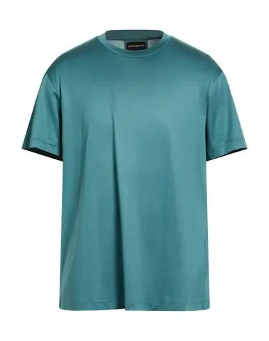 Emporio Armani T-shirt Size Lyocell, Cotton - Deep Teal