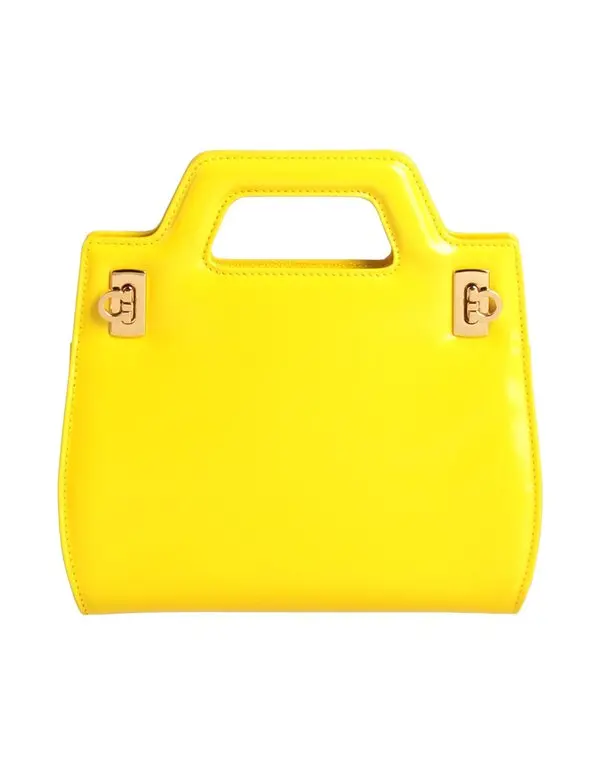 FERRAGAMO Wanda Mini Handbag - Yellow