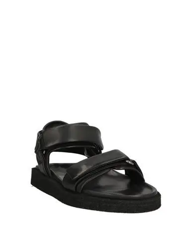 Officine Creative Leather Technical Sandals - Black