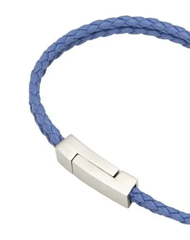 FERRAGAMO Bracelet With Brand Logo And Magnetic Fastening - Blue