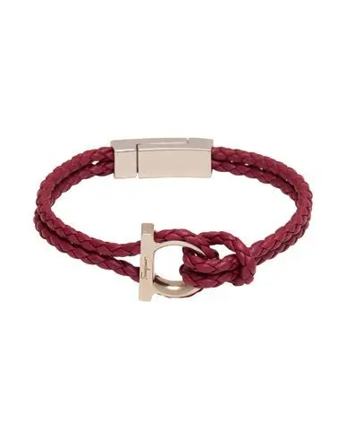 FERRAGAMO Bracelet With Brand Logo And Magnetic Fastening - Red