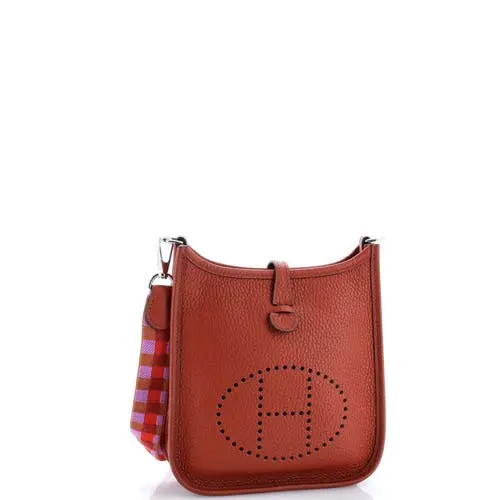 Hermès Evelyne Bag Gen Iii Clemence Tpm - Brown