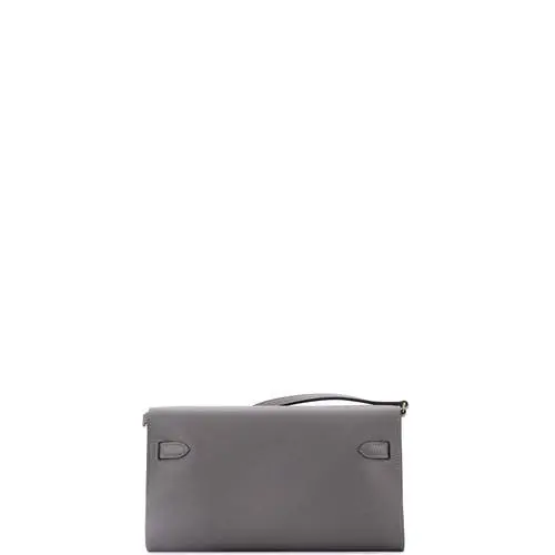 Hermès Kelly To Go Wallet Evercolor - Grey