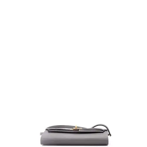 Hermès Kelly To Go Wallet Evercolor - Grey