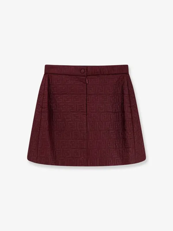 Fendi Quilted Mini Skirt