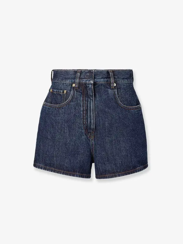 Fendi Denim Shorts - Blue