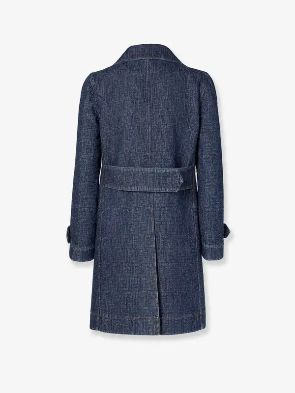 Fendi Ff Padded Denim Caban