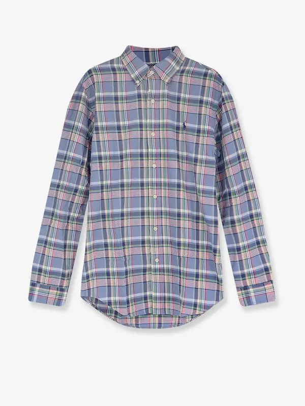 Polo Ralph Lauren Custom Fit Cotton Shirt - Blue