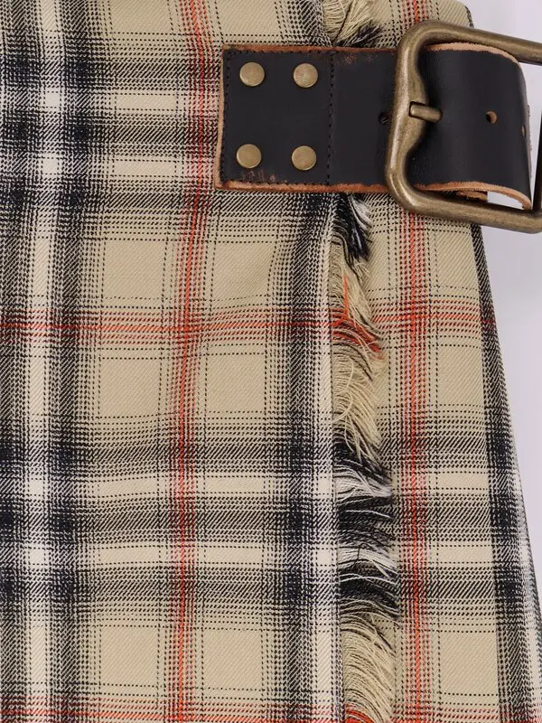 Burberry Skye Cotton Kilt