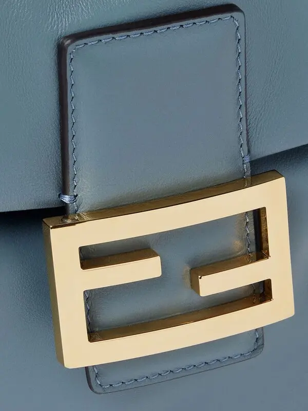 Fendi Leather Backpack With Metal Ff Logo