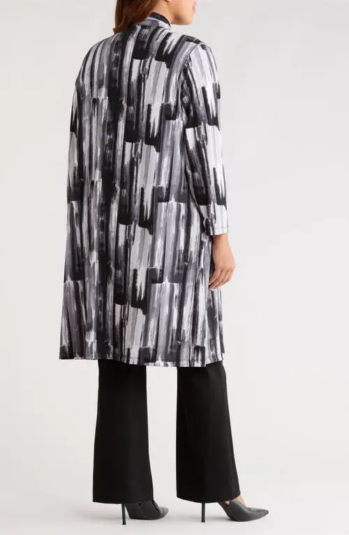 Vikki Vi Printed Knit Duster