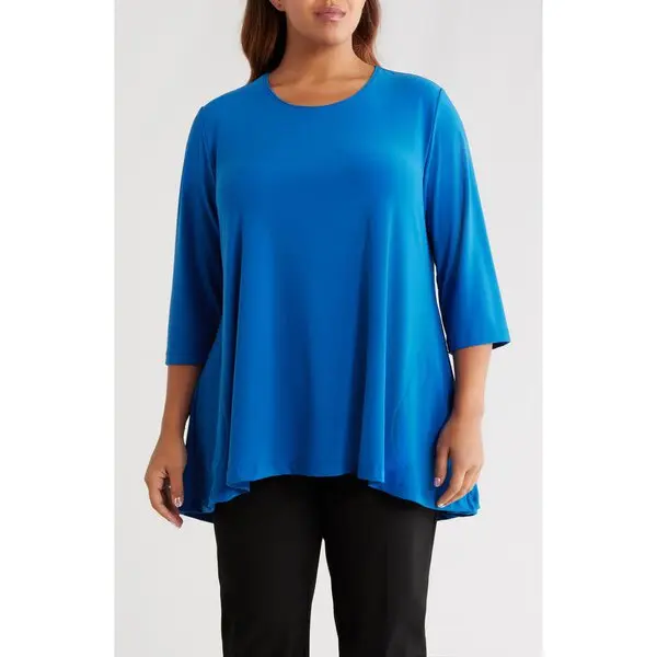 Vikki Vi Swing Tunic - Azure