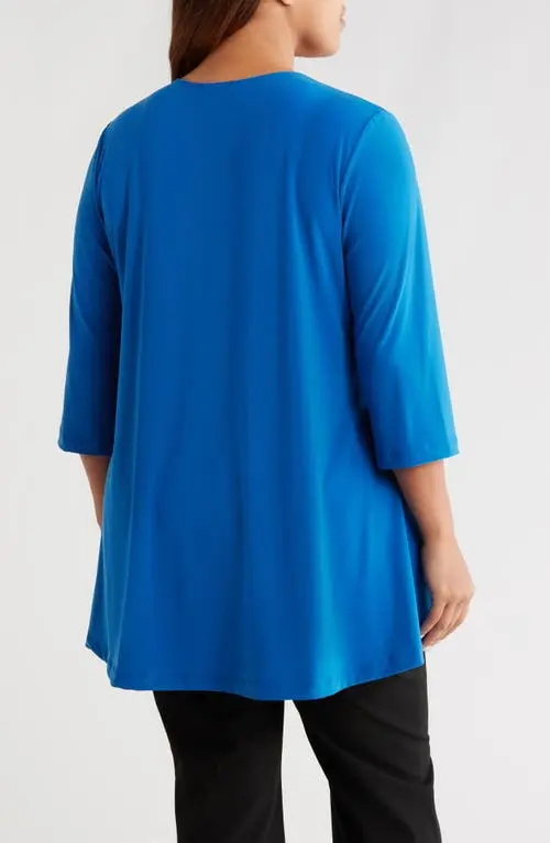 Vikki Vi Swing Tunic - Azure