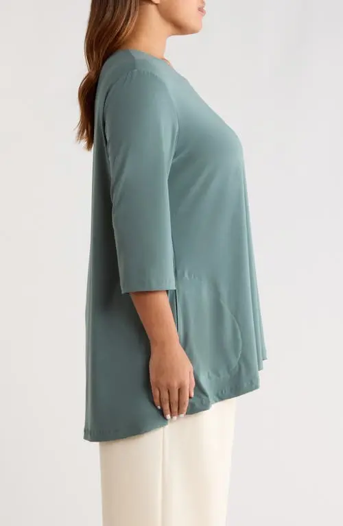 Vikki Vi Swing Tunic - Sage