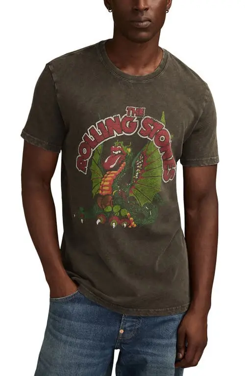 Lucky Brand Rolling Stones Dragon Cotton Graphic T-shirt