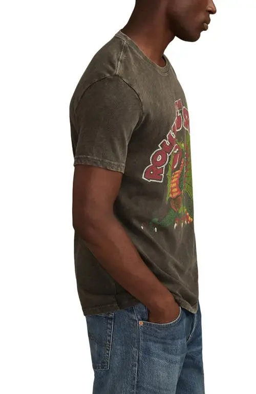 Lucky Brand Rolling Stones Dragon Cotton Graphic T-shirt
