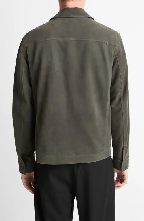 Vince Modern Lambskin Trucker Jacket