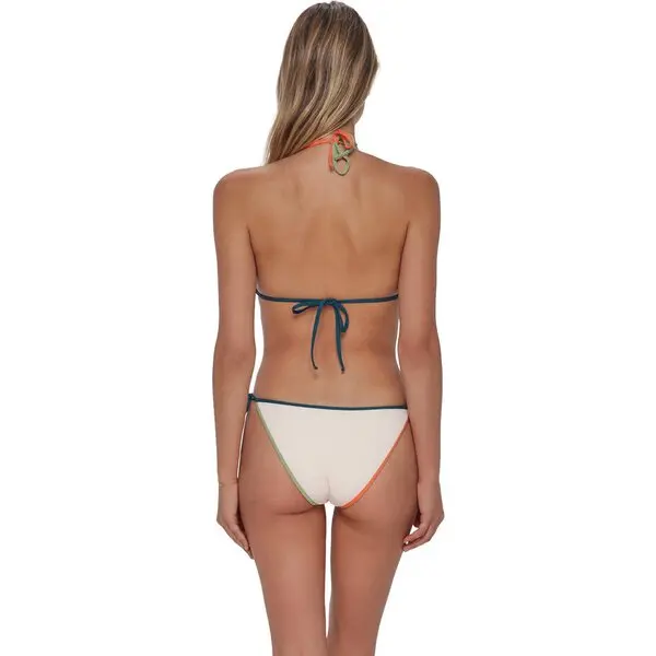 SWIM SYSTEMS Tie Side Bikini Swim Bottoms - Buttercream Scrunch