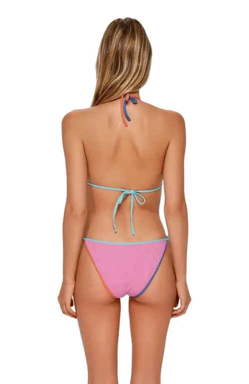 SWIM SYSTEMS Tie Side Bikini Swim Bottoms - Cotton Candy Scrunch