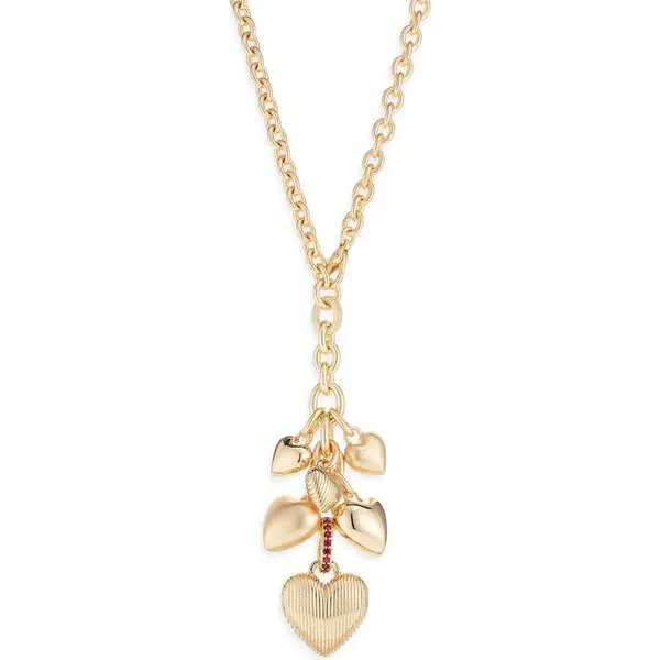 ROXANNE ASSOULIN The Family Of Hearts Pendant Necklace - Gold