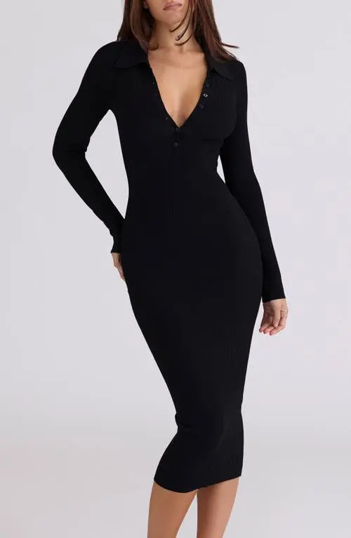 house of cb long sleeve dress Womens Cream Bodycon Polyester Blend XS  Cerqular Romantic dinner dates House OF CB Womens Black