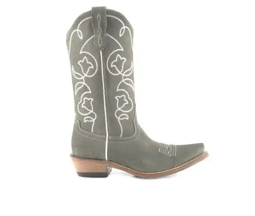 BUCK & BRANA Christianne Leather Boots - Frozen