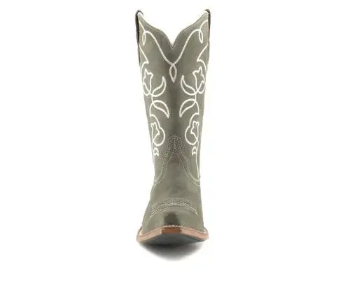 BUCK & BRANA Christianne Leather Boots - Frozen