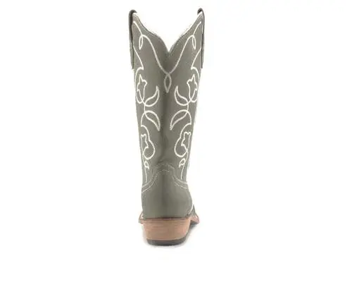 BUCK & BRANA Christianne Leather Boots - Frozen