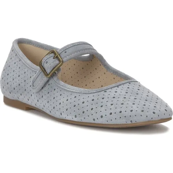 Lucky Brand Mary Jane Flat - French Grey Suede