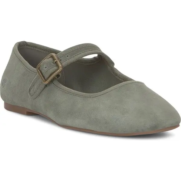 Lucky Brand Mary Jane Flat - Midgreen