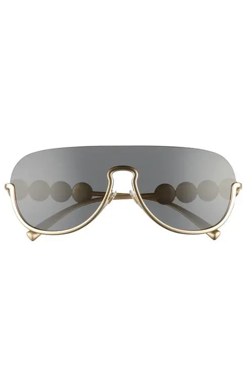 Versace 138mm Pilot Shield Sunglasses
