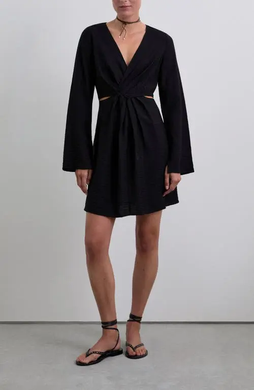 SCALPERS Ray Knot Mini Dress - Black
