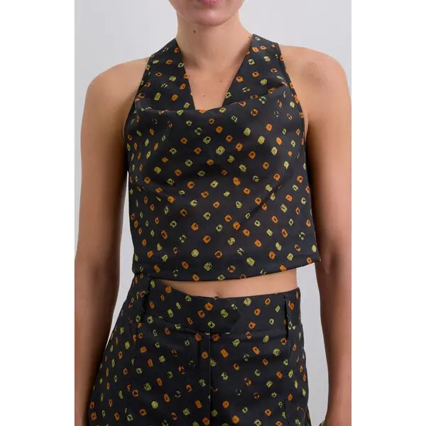 SCALPERS Print Top - Black
