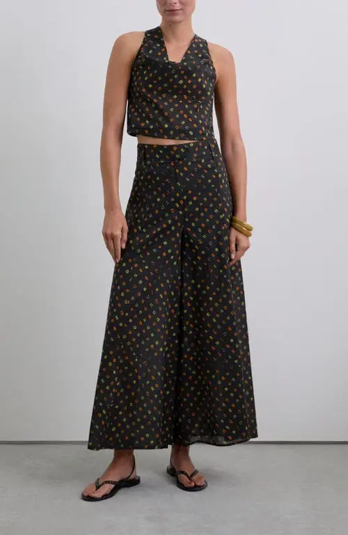 SCALPERS Print Top - Black