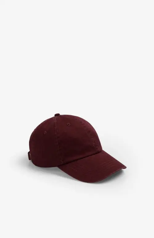 SCALPERS Cotton Cap - Burgundy