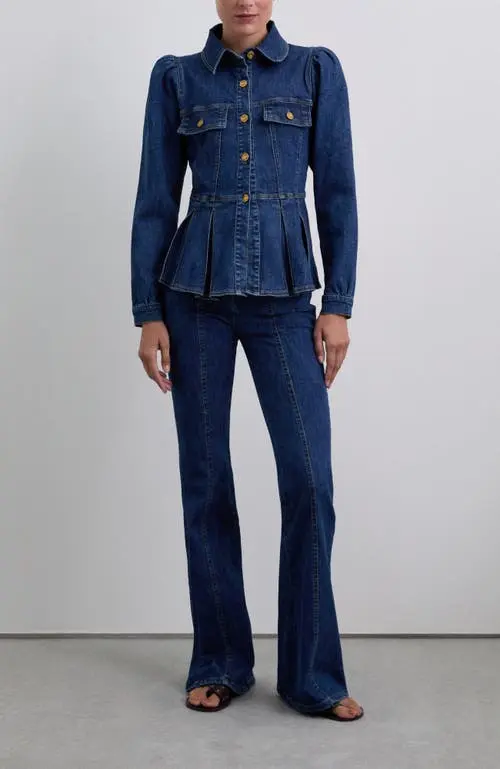 SCALPERS Candyseams Denim Shirt - Indigo