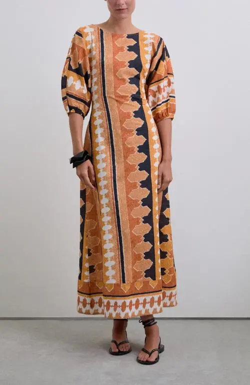 SCALPERS Bogo Print Midi Dress - Multicolor