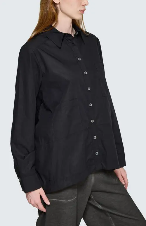 LUUKAA Lucida A-line Shirt - Black