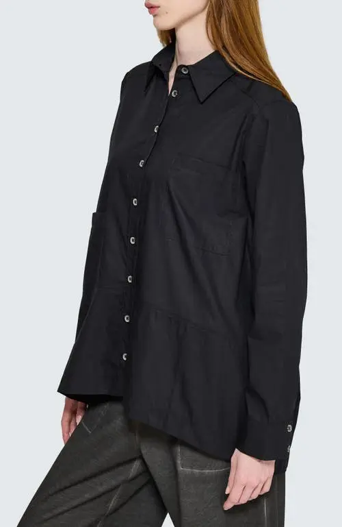LUUKAA Lucida A-line Shirt - Black