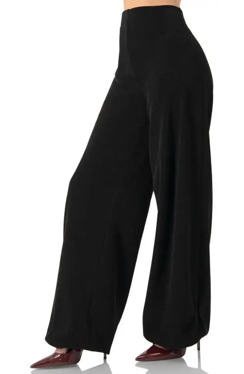 IVONNE Corduroy Wide-leg Trousers