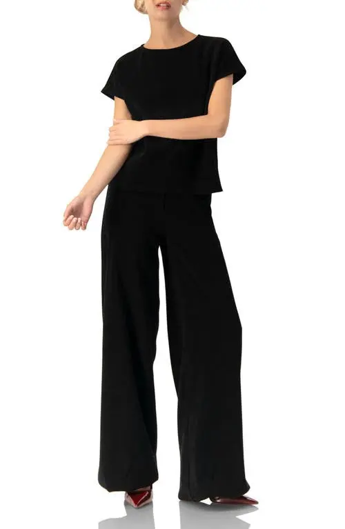 IVONNE Corduroy Wide-leg Trousers